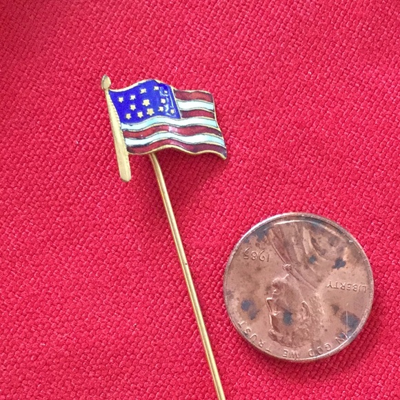 Accessories | Enamel American Flag Tie Pin Vintage | Poshmark